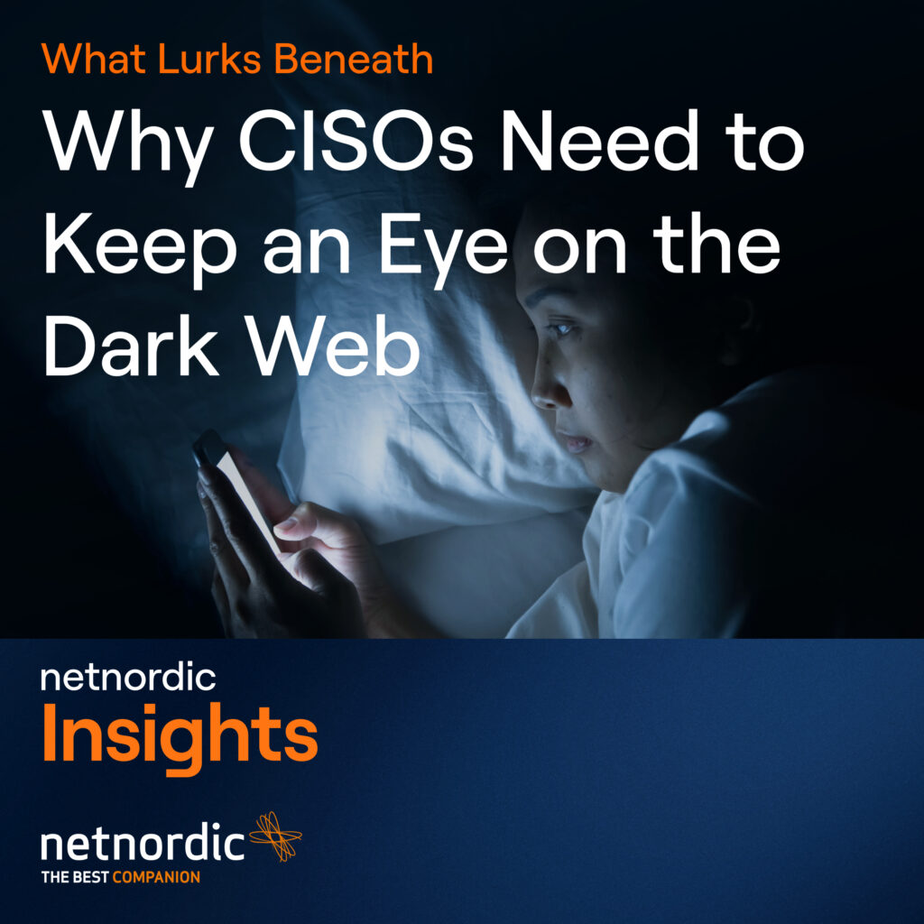The dark web - hvad gemmer sig bag? Vi hjælper CISO'er med..